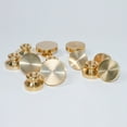 Momojia Blank Wax Seal Stamp Head Removable Sealing Brass Stamp Head
