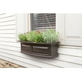 Mayne Nantucket 3ft Window Box - 36in x 11.7in x 10.2in - Polyethylene ...