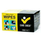 Care Check Lens + Tech Wipes - 300 Pre-moistened Cleaning Wipes for ...
