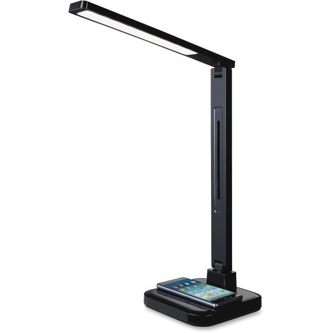 Smart LED Lamp USB Wireless Charger - Black - Walmart.com