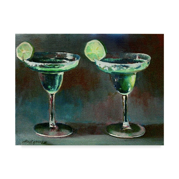 Trademark Fine Art 'Two Margarita' Canvas Art by Hall Groat Ii ...