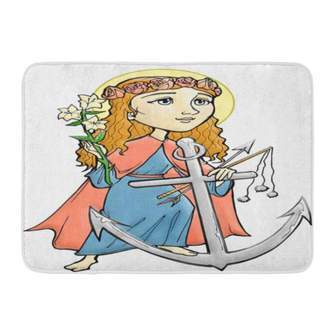 GODPOK Children Black Cartoon St Philomena Color White Catholic ...