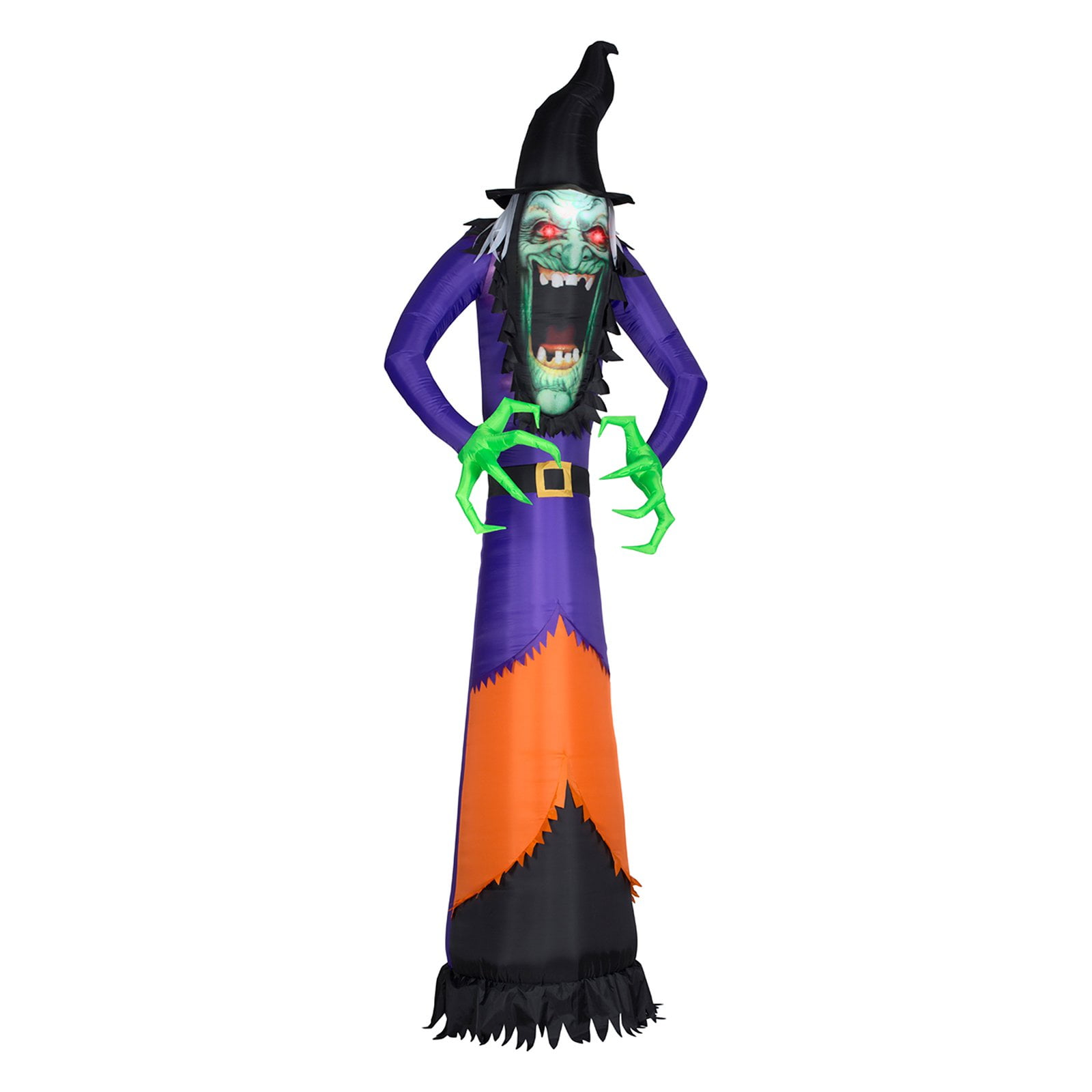 Gemmy Airblown Photorealistic Green Witch Inflatable - Walmart.com