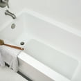 Duck Brand Softex White Cushioned Foam Bathtub Mat, 17 in. x 36 in ...