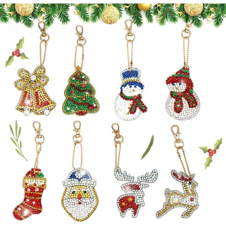 Set of 8 Diamond Shaped Keychains for Kids and Adults | Walmart Canada