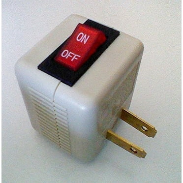 Wideskall 3 Prong Grounded 3 Outlets AC Power Wall Plug On/Off Switch ...