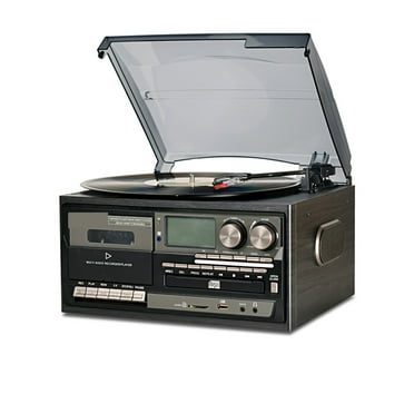 Jensen All-In-One Hi-Fi: CD Player Turntable, Digital AM/FM, Tape ...