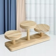 Wooden Display Display Stand Shelf Rack Solid Wood Organizer Desktop ...
