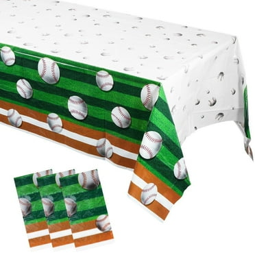 8 Pack Rookie of The Year Tablecloths, 51x87'' Baseball 1st Birthday ...