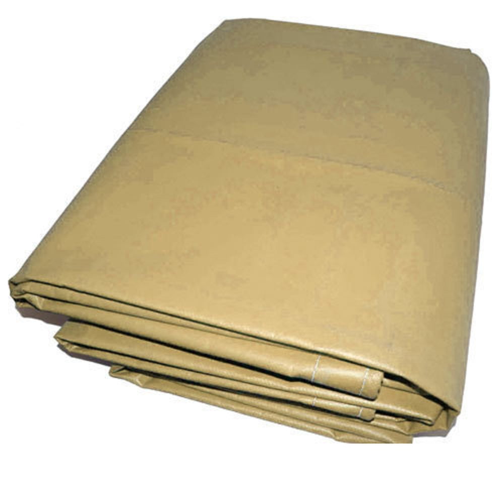 Heavy Duty Tan/Beige PVC Tarp, Great Protection From The Elements (16 ...