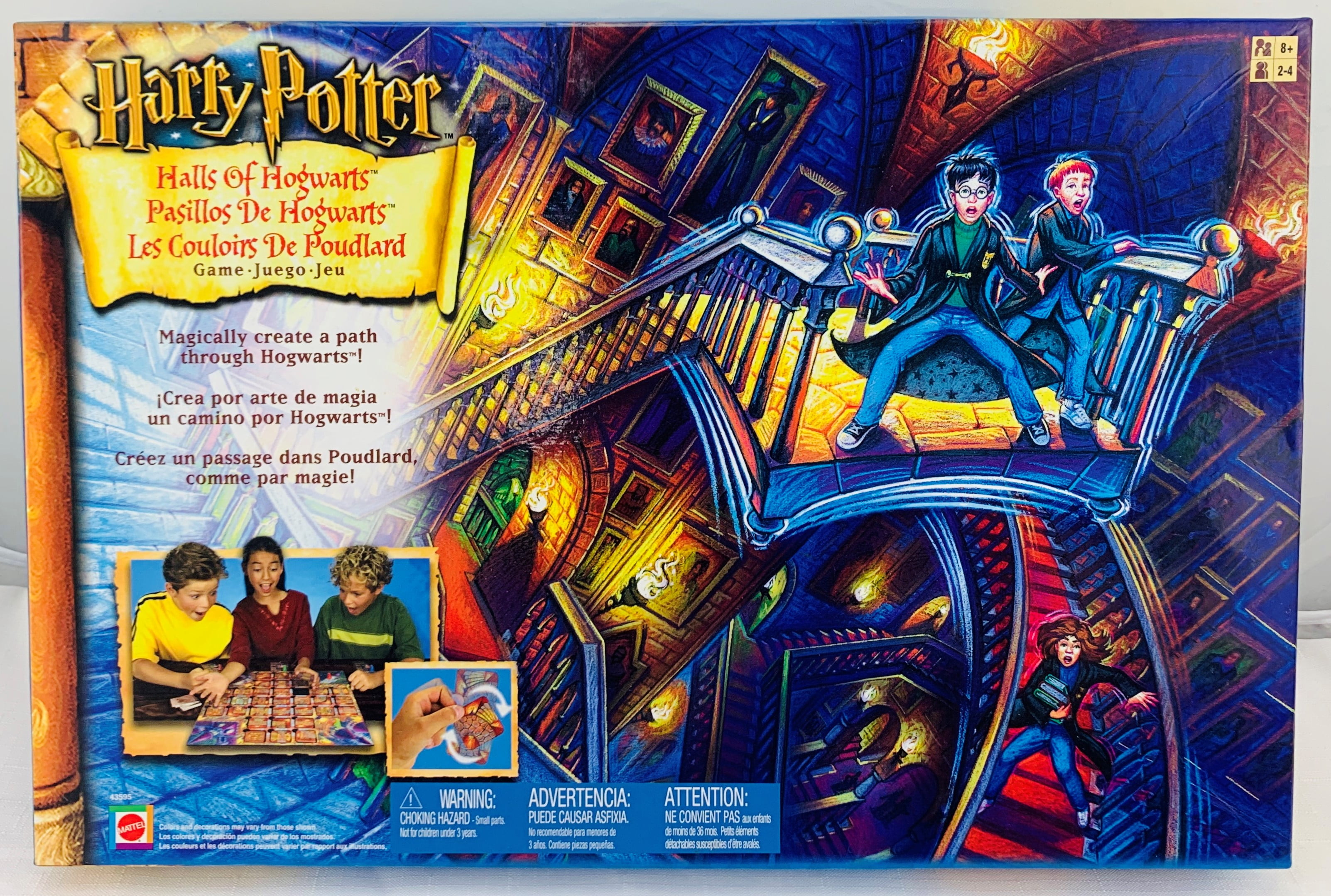 Open Box Hall of Hogwarts Harry Potter Game Mattel 2002 Complete Great ...