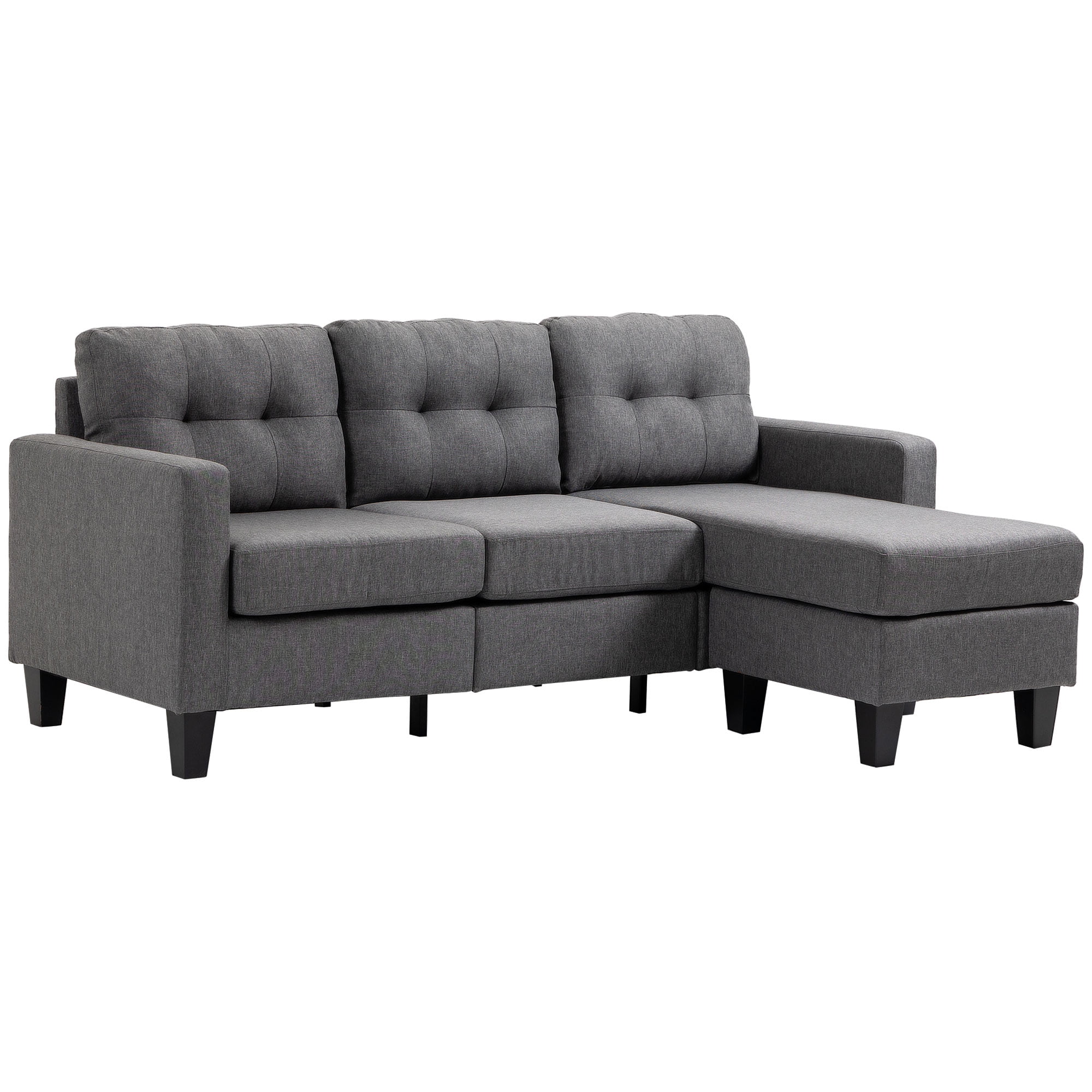 Click here for Homcom 3 Seater Sectional Sofa  Sectional Couch Wi... prices