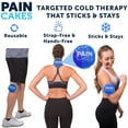 PainCakes® The Cold Pack That Sticks!®, Large 5" Reusable Pack, 1 Blue ...
