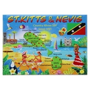 Cuba Map Caribbean Fridge Collector's Souvenir Magnet 2.5 x 3.5 ...