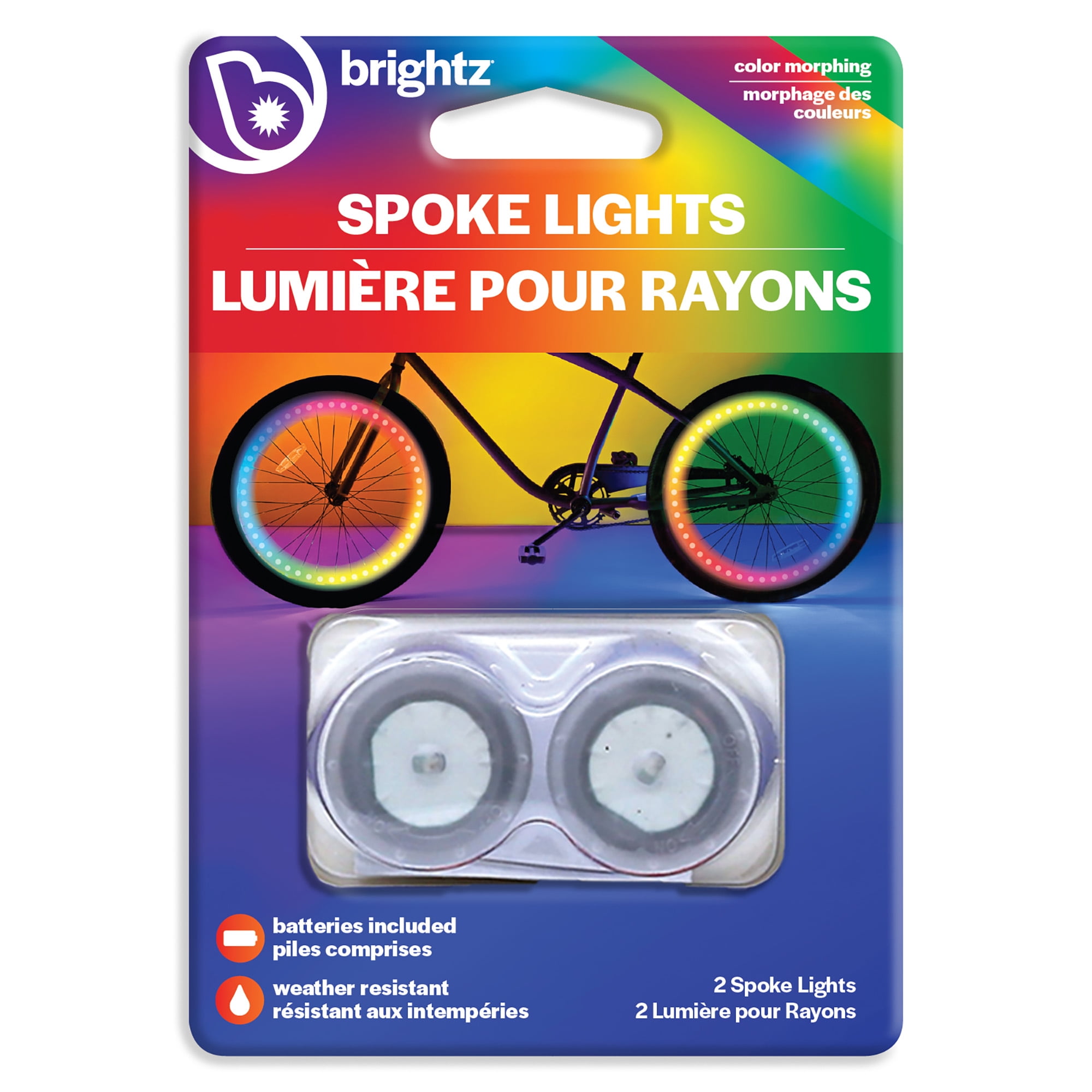 Click here for Brightz Spoke Lights Mini 2pk Color Morph prices