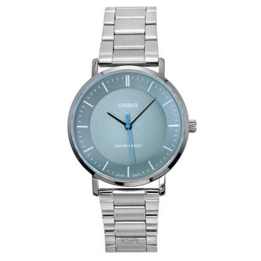 Casio Standard Analog Stainless Steel Blue Dial Solar MTP-RS100D-2A Men ...