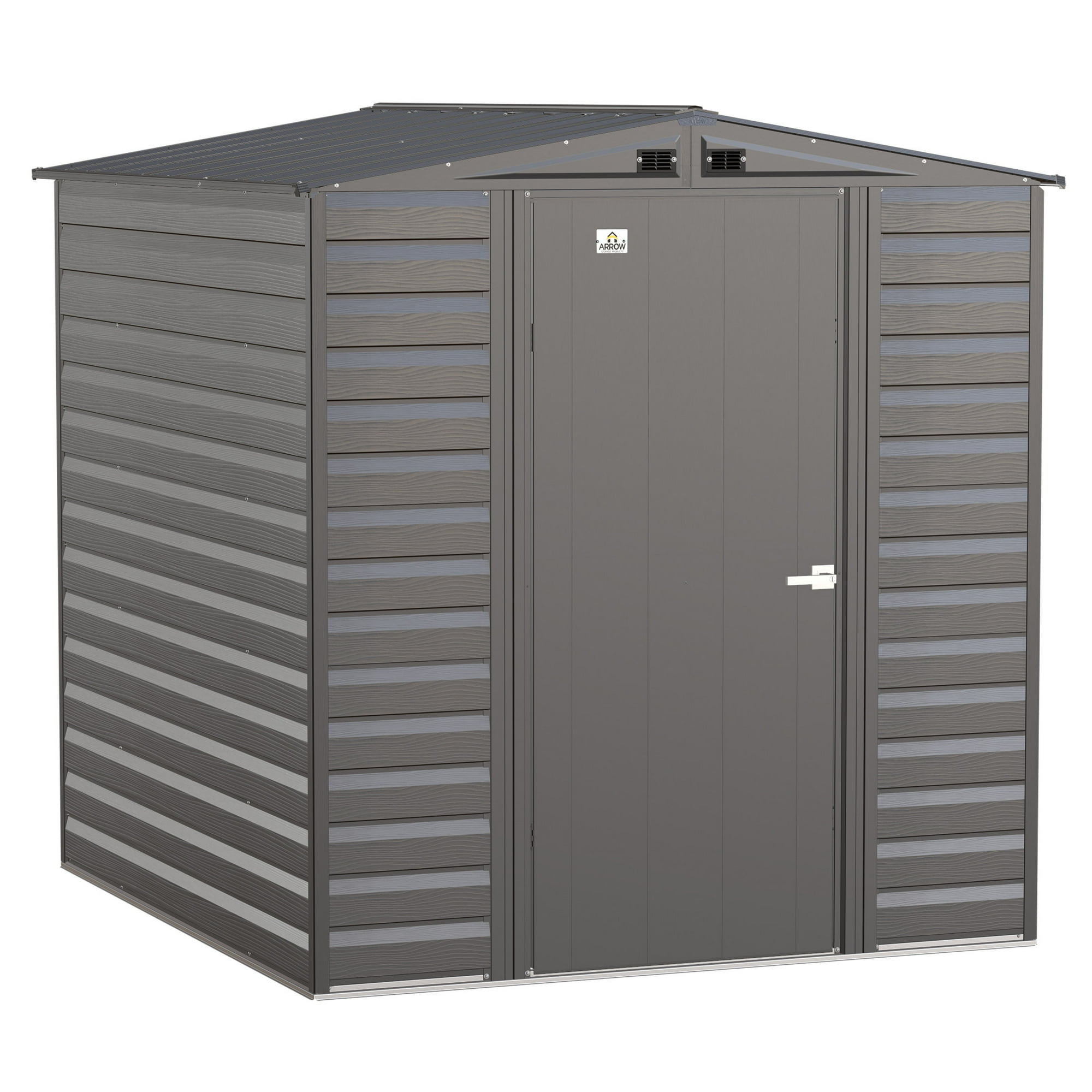 Click here for Arrow Select 6 X 7 X 7 Ft Grey Shed 10 Ft prices