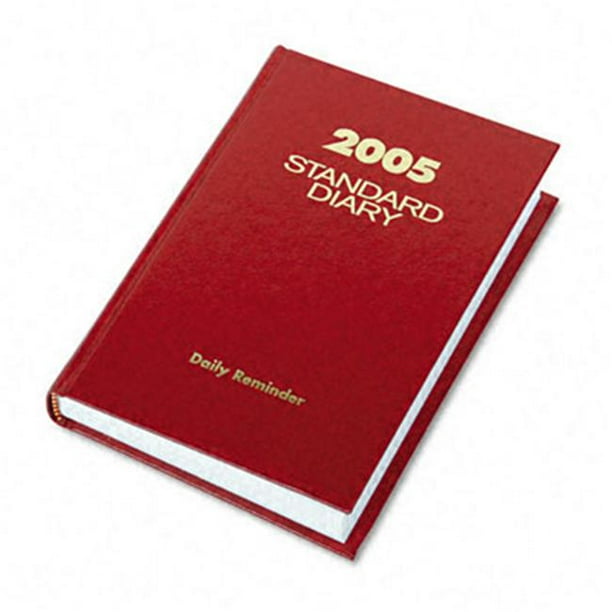 At-A-Glance SD38713 Standard Diary Brand Hardbound Daily Reminder Book ...