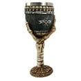 Ebros Skeleton Hand Bones Wine Chalice Goblet 6oz Cup Mummy Grip Of ...