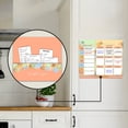 Magnetic Dry Erase Kitchen Fridge Weekly Grocery Meal Planner Menu ...