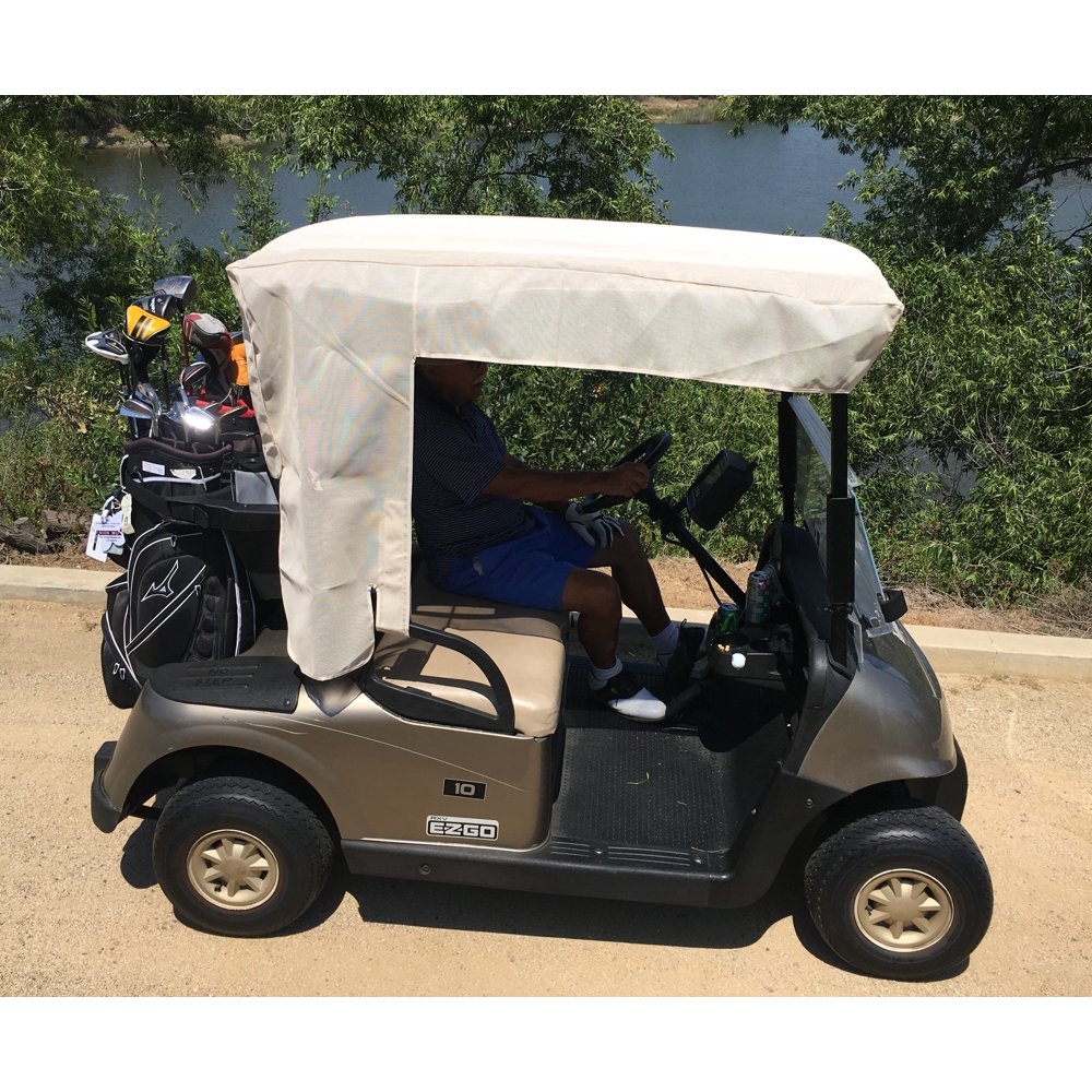 Covered Living Golf Cart Sun Shade for 2 seater or 4 seater roof up to ...