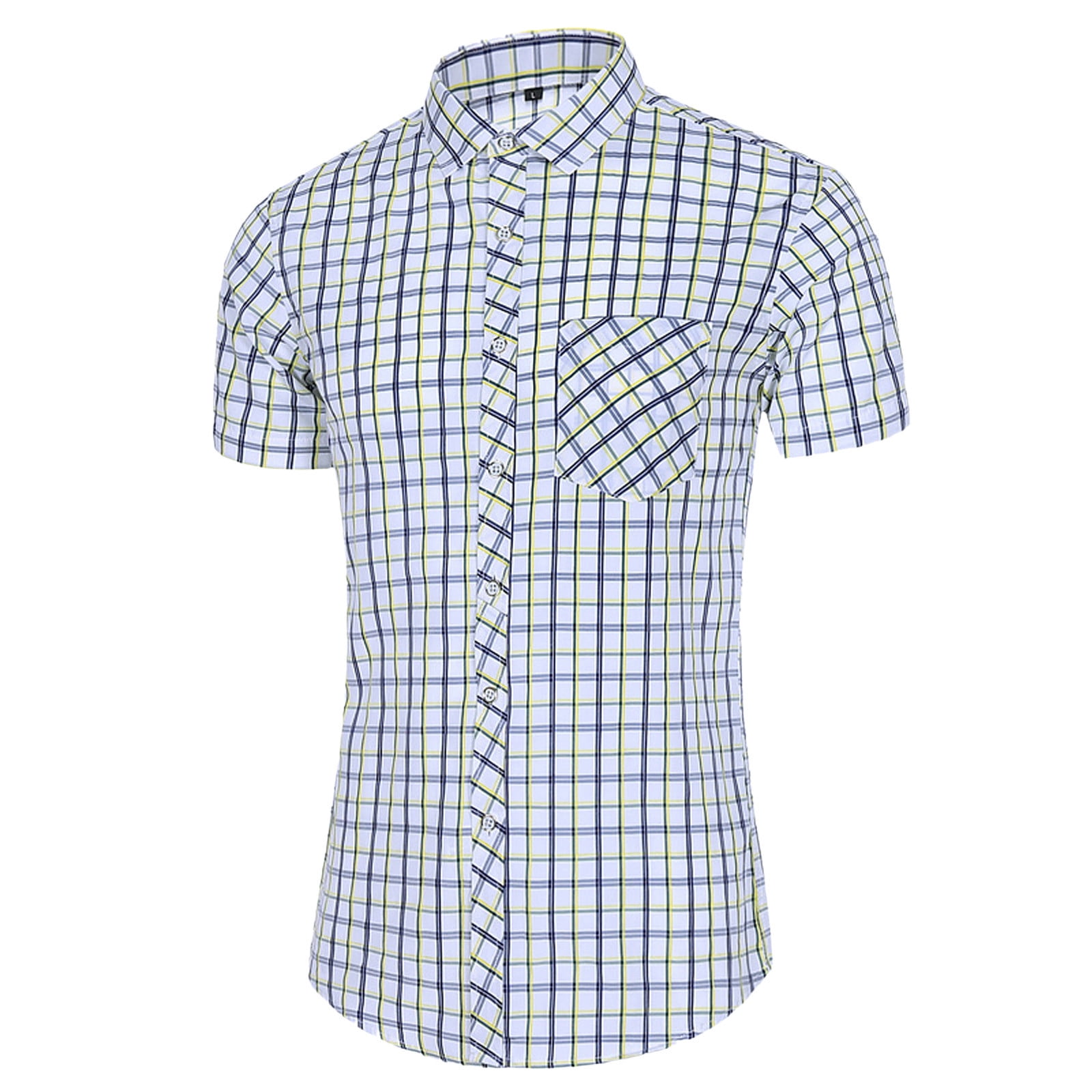 Click here for Cathalem Shirt For Men Slim Fit Stretch Short Slee... prices