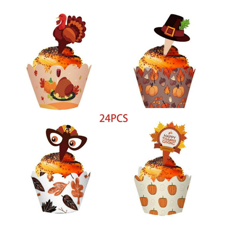 Turkey Cupcake Clipart