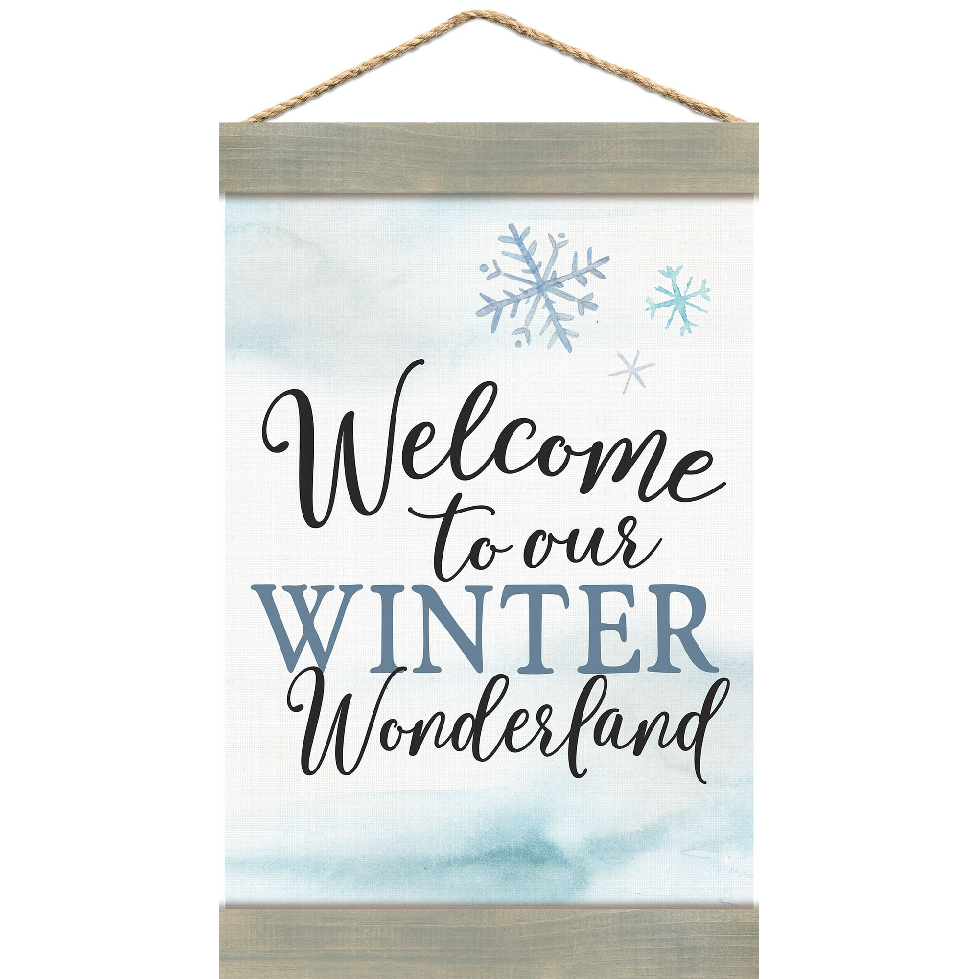 Winter Wonderland Banner Printable