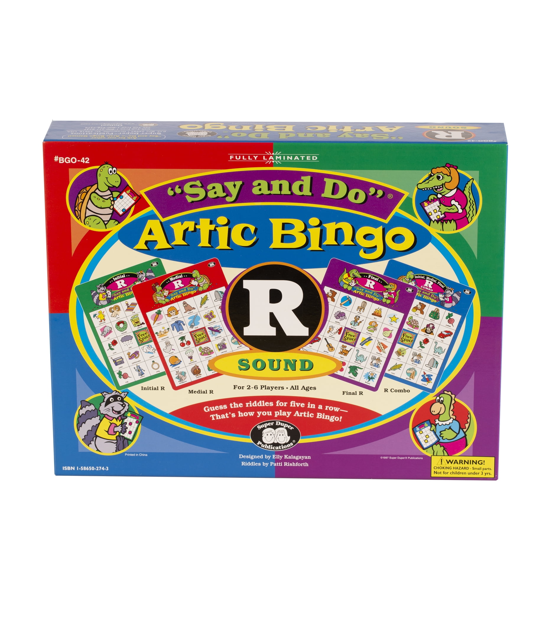 Super Duper Publications | Say and Do Artic Bingo Sound Game Letter “R ...