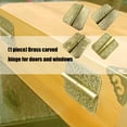 Antique Furniture Cabinet Door Hinge Brass Removable Decorative Hinges ...