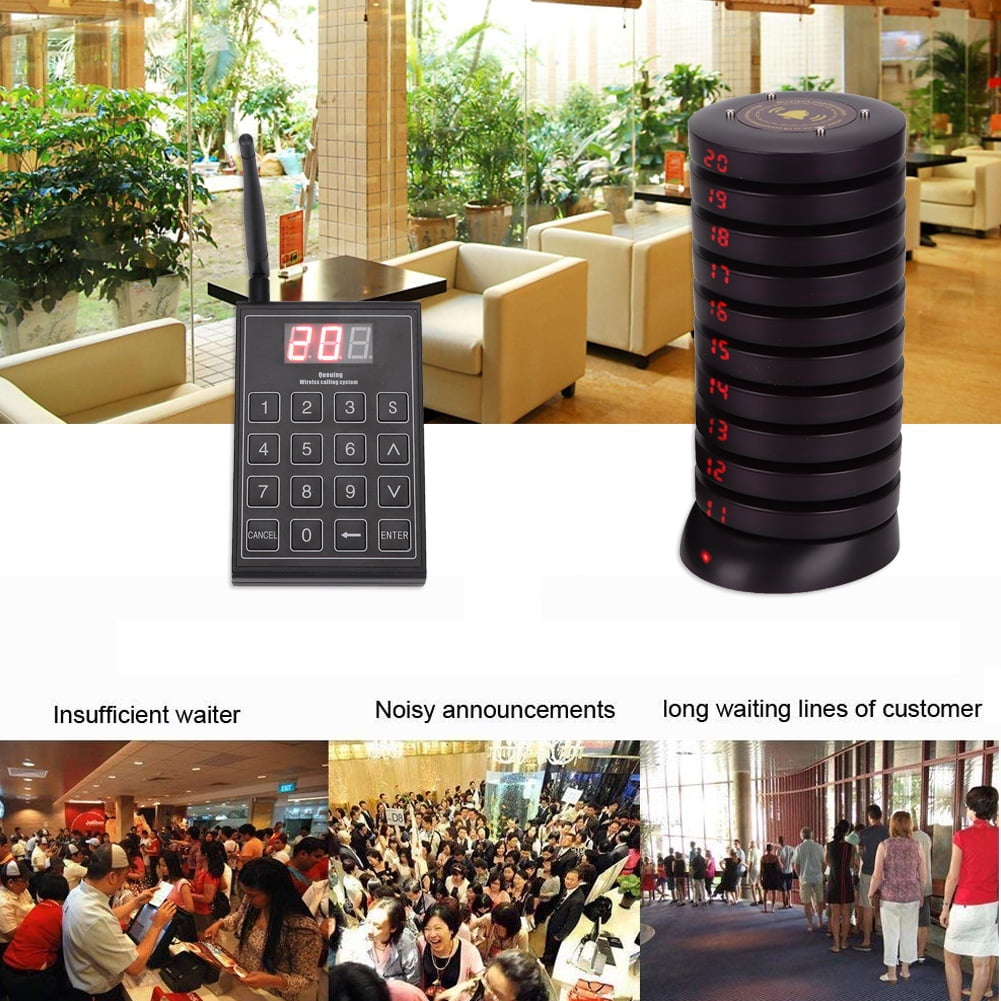 Queuing Calling System Restaurant Coaster Pager SU 680 Restaurant ...