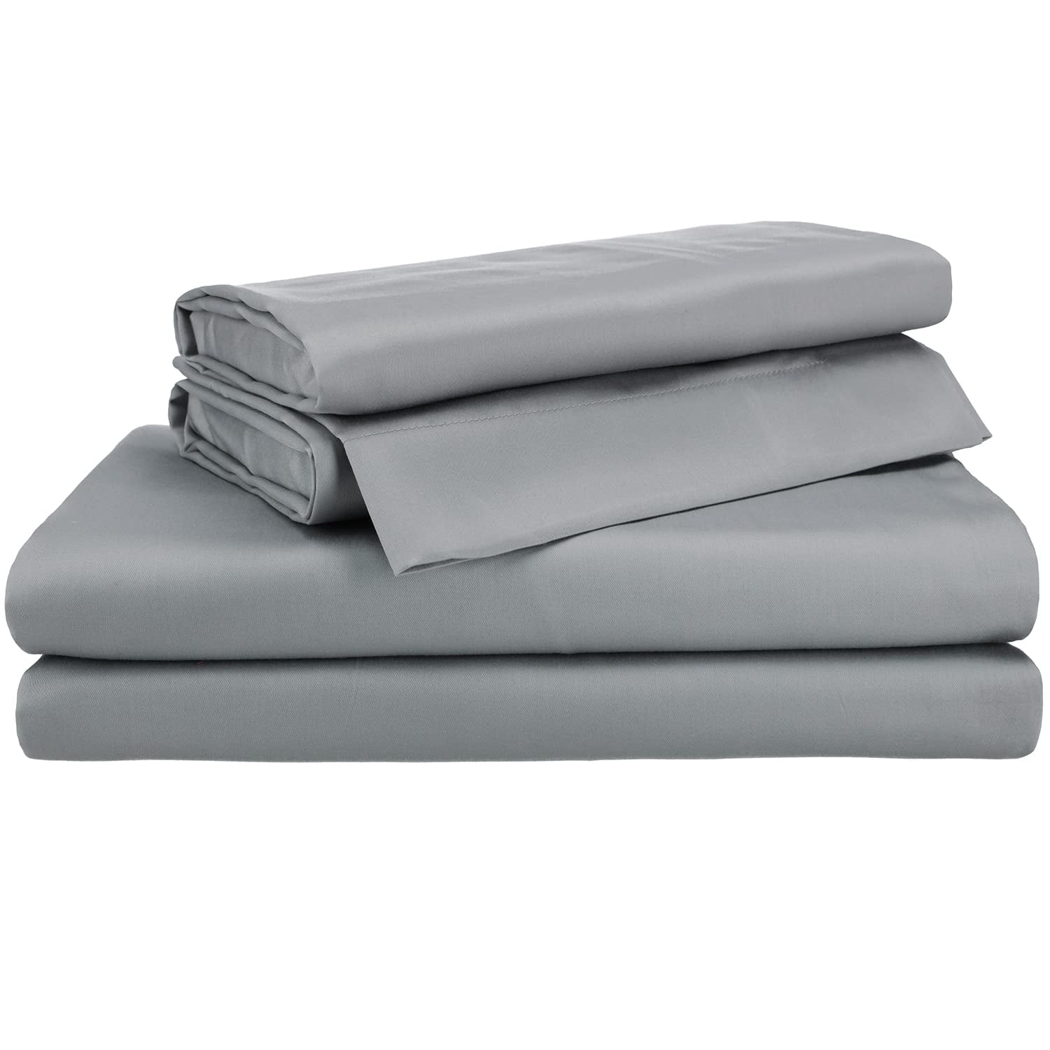 Craftsworth 300 TC Cotton Cool Max Sheets, 4 Piece Sheet Set, King ...