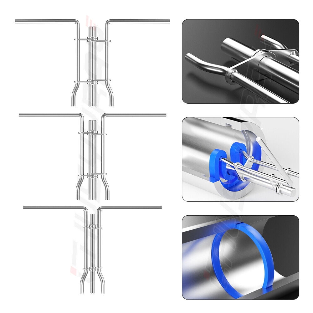 Universal 3 sizes Hydraulic Cylinder Piston Rod Seal U-cup Installation ...