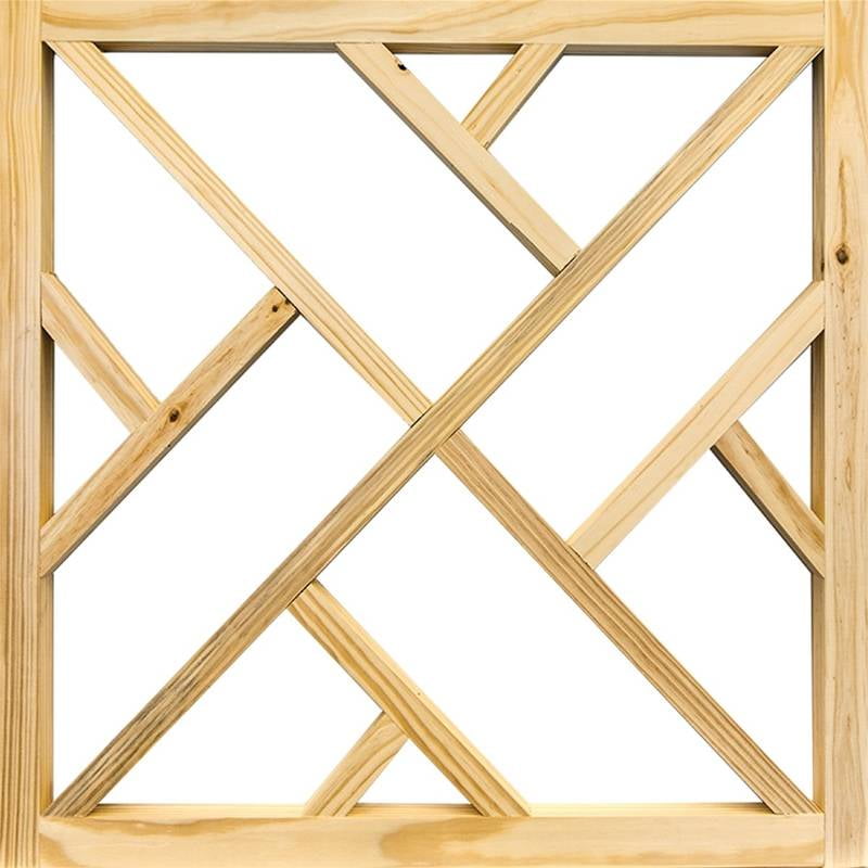 INSERT DOOR WOOD 36IN CHIPPENDALE - Walmart.com