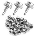 Stainless Steel Boat Canvas Snaps, 3/8 Inch Socket Screw Studs, 24 Pcs ...