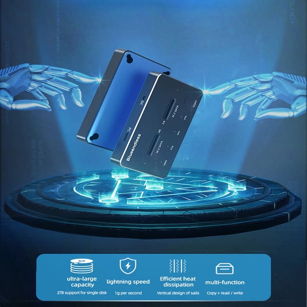 SATA Docking Station Duplicator SSD M.2 SATA+SATA Solid State Drive ...