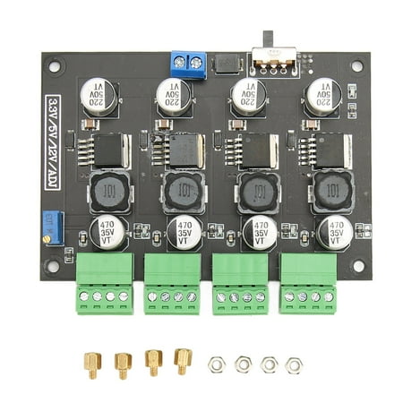 Multi Channel Power Supply Module, Adjustable Voltage Output Converter ...