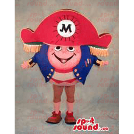 Large Napoleon Plush SPOTSOUND Mascot With A Cute Face And Logo - Human ...