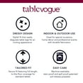 Tablevogue 60" x 30" Fitted Tablecoth Cover, Multiple Colors and Sizes ...