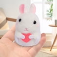 Hand Sized Bunny Stuffed Animals Cute Soft Rabbit Doll Small Plushies ...