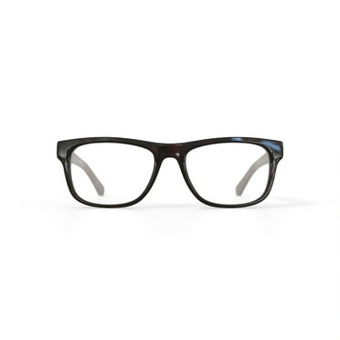 Walmart Men's MV015 David Prescription Eyeglasses with Case, Crystal ...