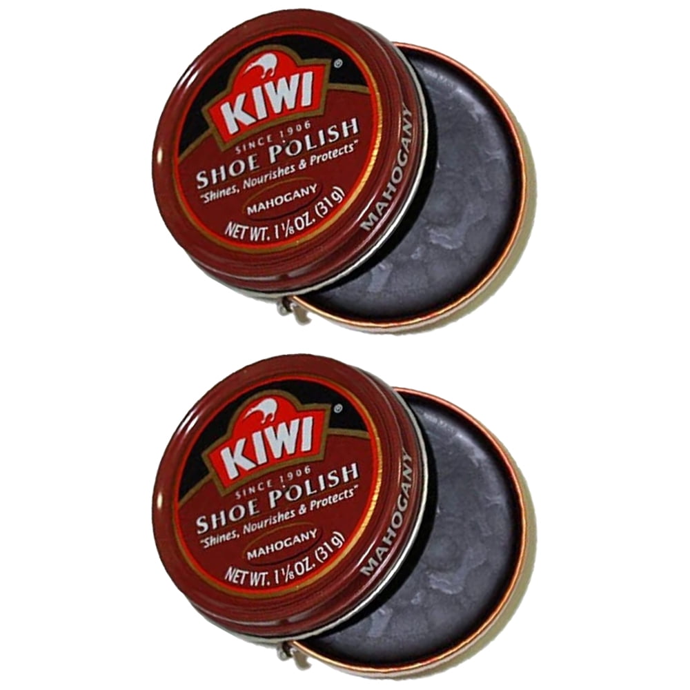 Pack of (2) Kiwi Mahogany Shoe Polish Paste, 1-1/8 oz - Walmart.com