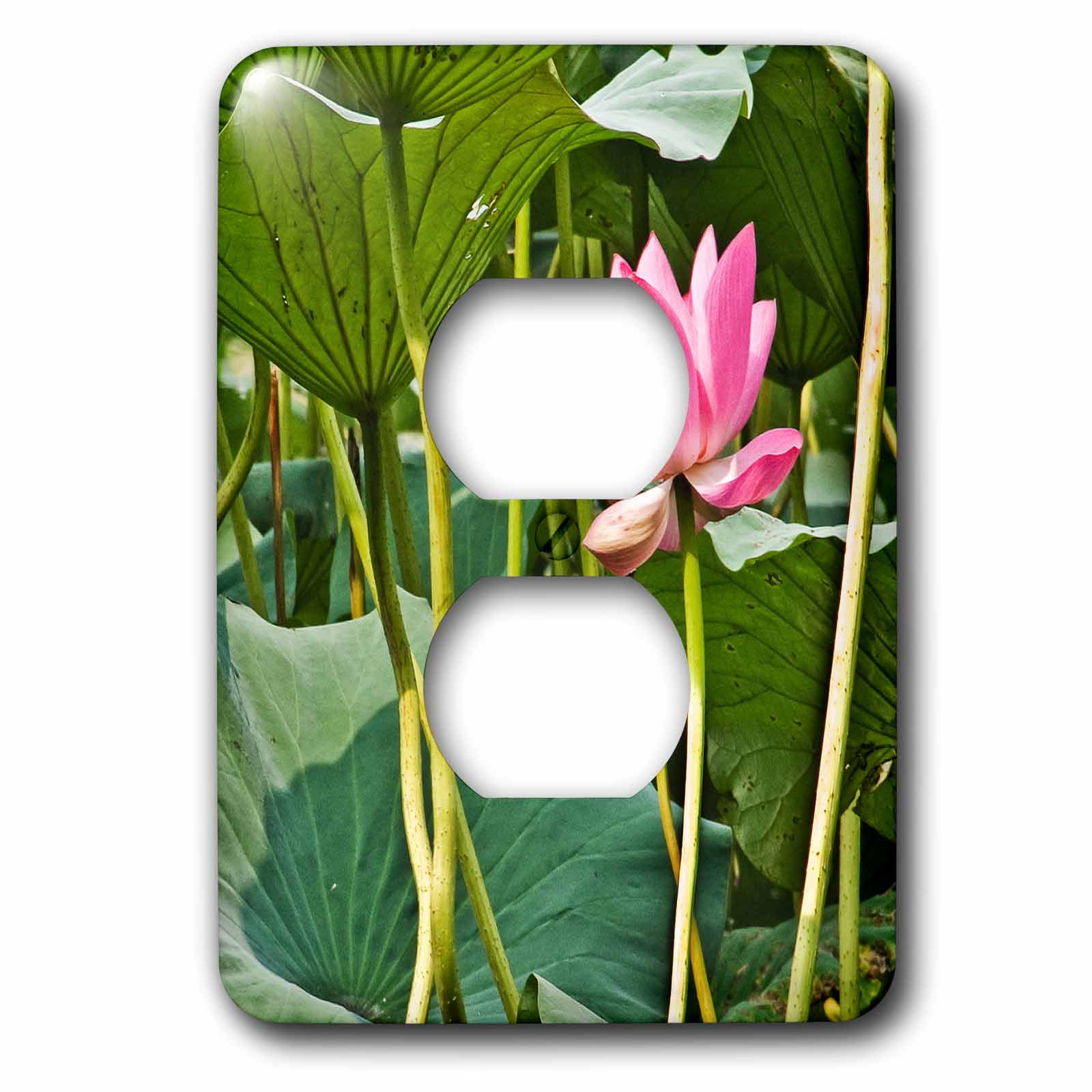 3dRose Pink Lotus Blossom - 2 Plug Outlet Cover (lsp_13921_6) - Walmart.com