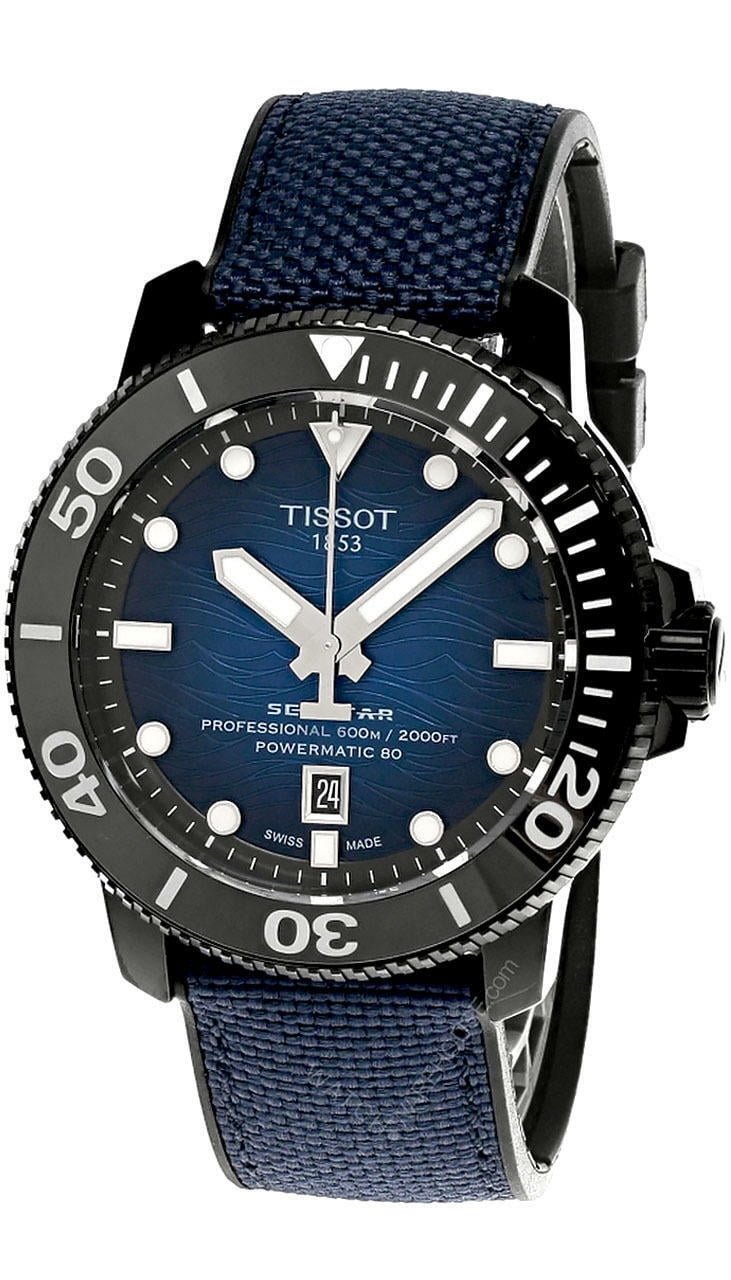 Men's Tissot Seastar 2000 Professional Automatic Diver's Watch ...