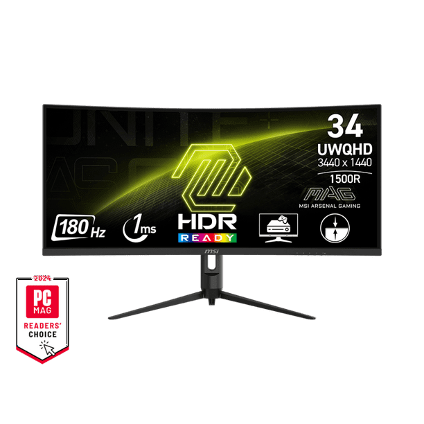 Monitor Gamer Curvo MSI MAG 342CQR E2 LCD 34"Ultra Wide 180Hz | Bodega ...