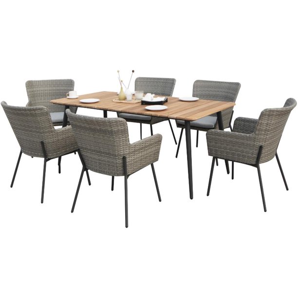 Providence Steel Dining Set - 7 Piece - Walmart.ca