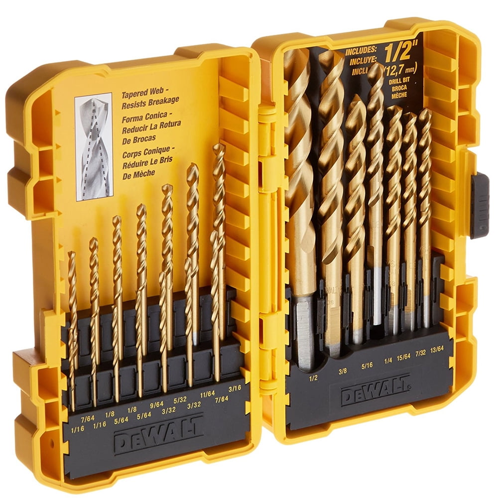 DEWALT DW1342 21Piece Titanium Speed Tip Drill Bit Set – BrickSeek