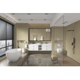 96in. W x 48in. H Aluminum Framed Bathroom Wall Mirror, Rust-Resistant ...