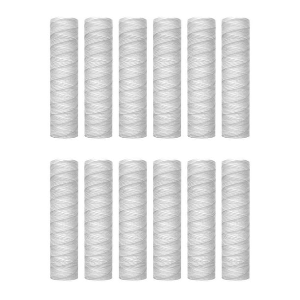 10 Micrometre String Wound Sediment Water Filter Cartridge,12 Pack ...