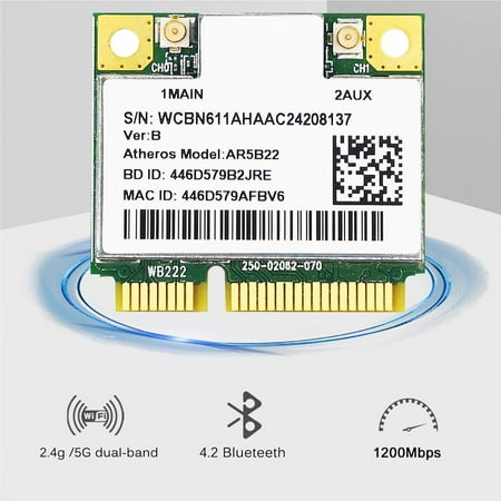Wireless WIFI Card AR5B22 300Mbps High Speed Bluetooth 4.0 Fast ...